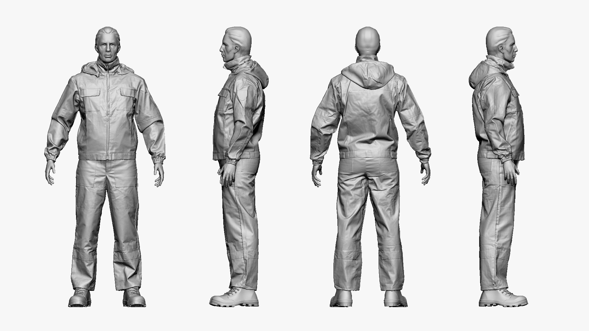 3D 001154 Engineering Suit Red - TurboSquid 1734471