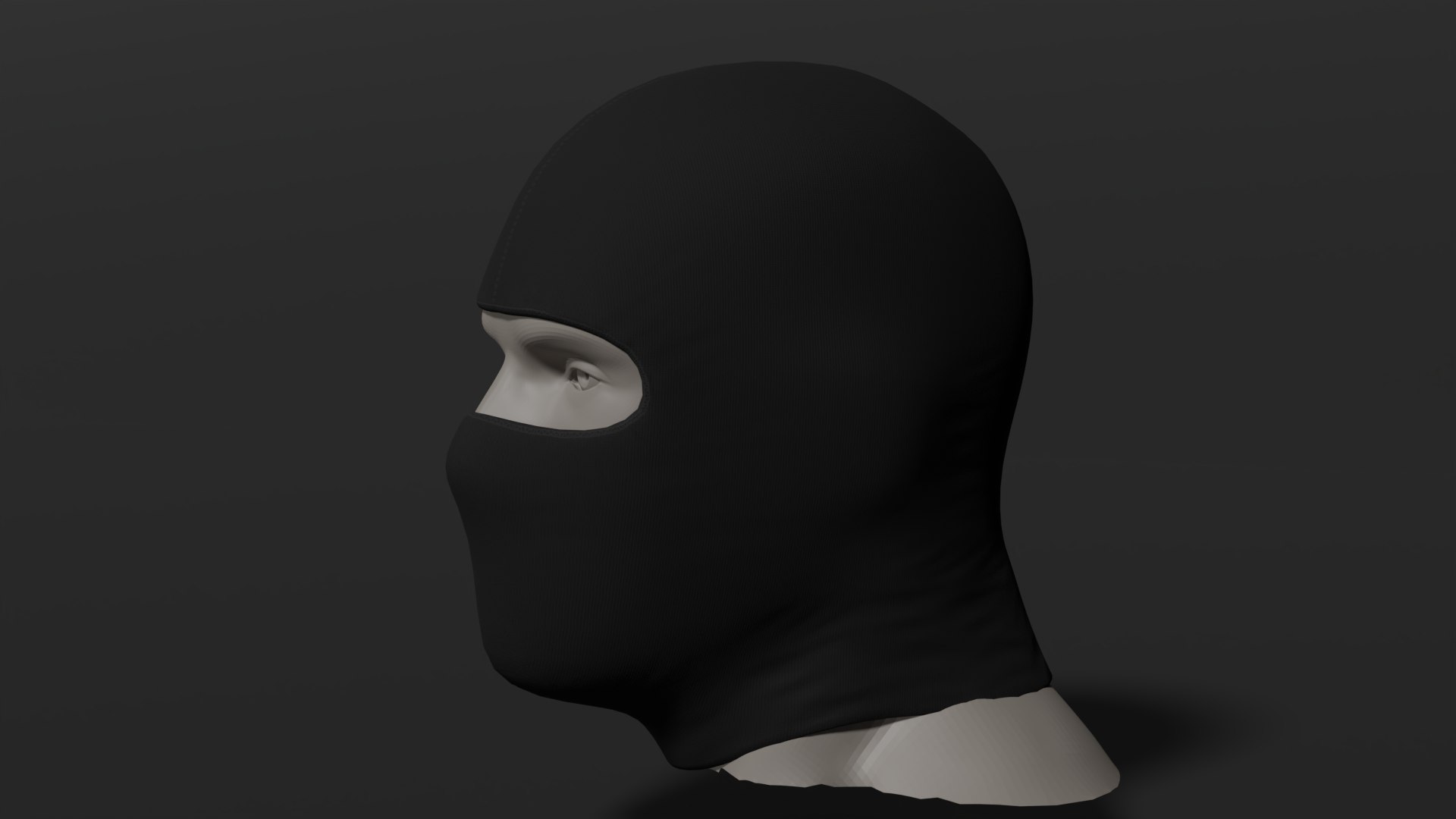Balaclava Mask 3D Model - TurboSquid 1923246