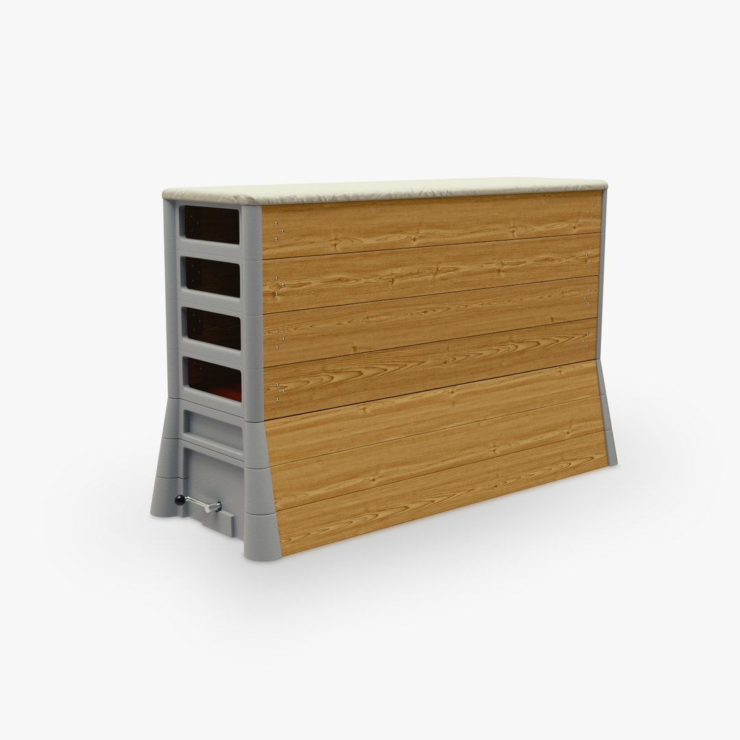 Vaulting Box 3d Model