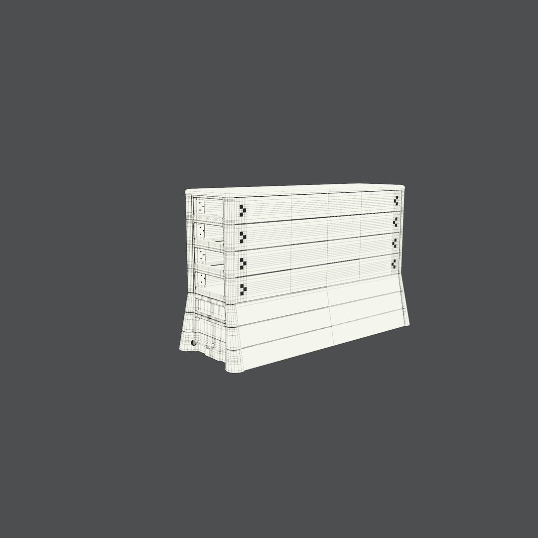 Vaulting Box 3d Model