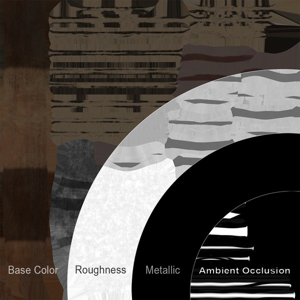 Medieval Wooden Torch 8K PBR Textures 3D model - TurboSquid 2002553