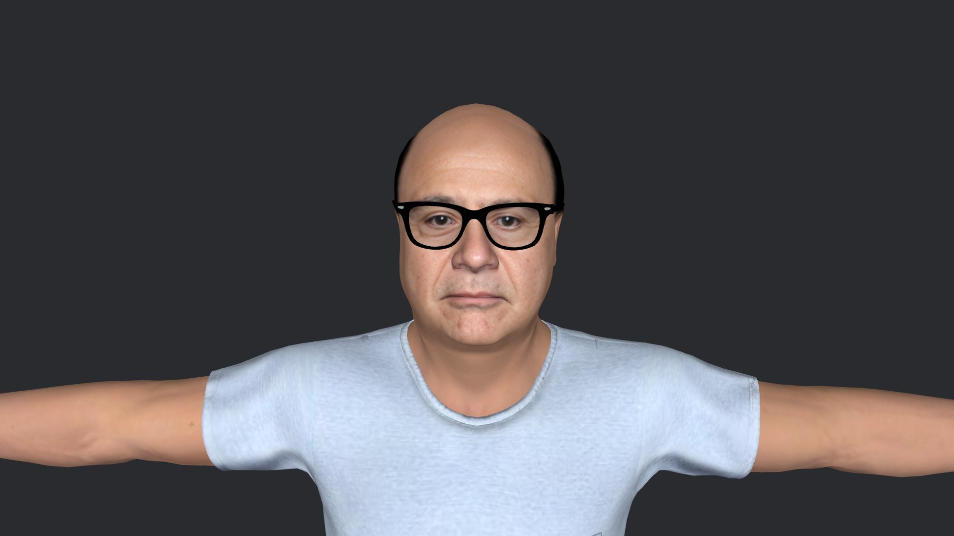 3D Danny Devito Hyper Realistic Full Body Fully Rigged 3D Character ...