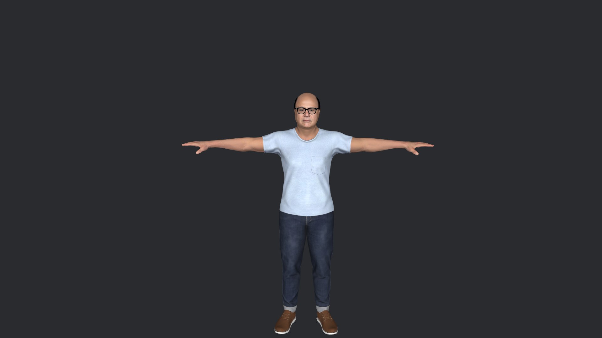 3D Danny Devito Hyper Realistic Full Body Fully Rigged 3D Character ...