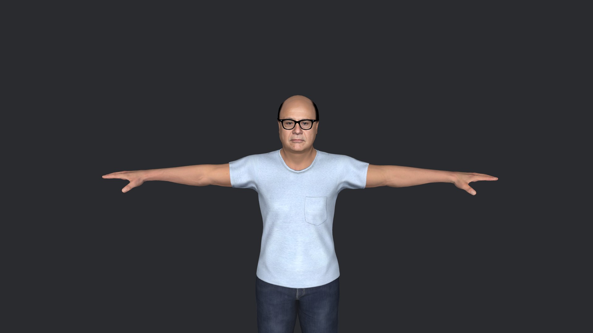 3D Danny Devito Hyper Realistic Full Body Fully Rigged 3D Character ...