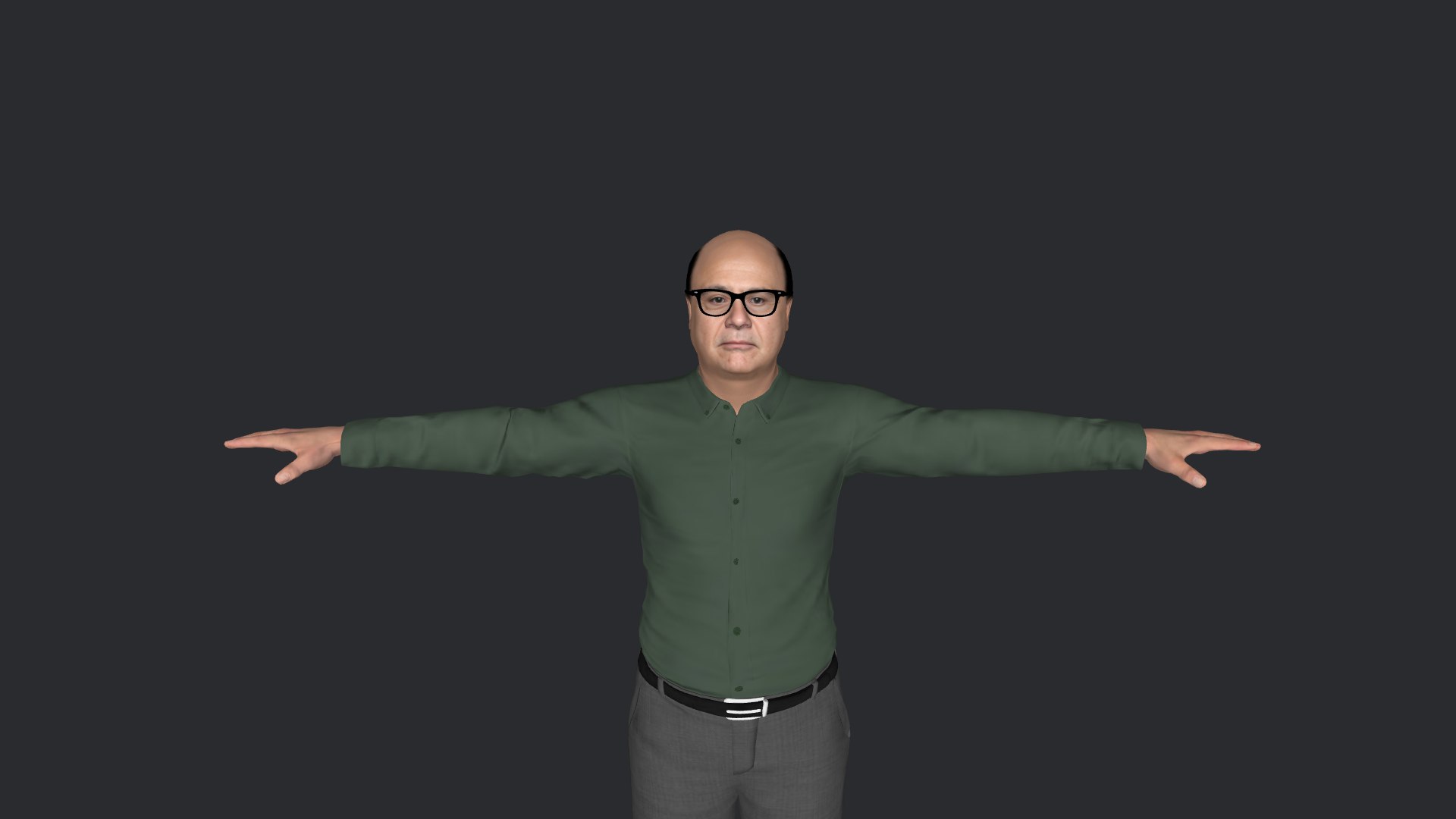 3D Danny Devito Hyper Realistic Full Body Fully Rigged 3D Character ...