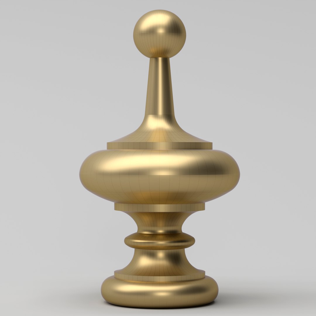 3D Elegant Finial 3D Model Model - TurboSquid 2294439