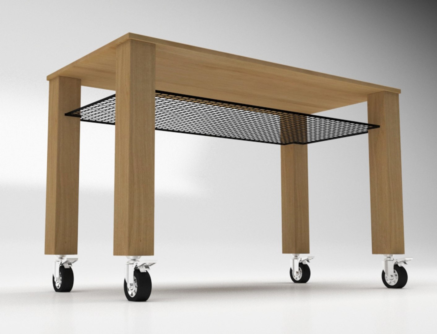 3D Model Table Industrial Worktable - TurboSquid 1167322