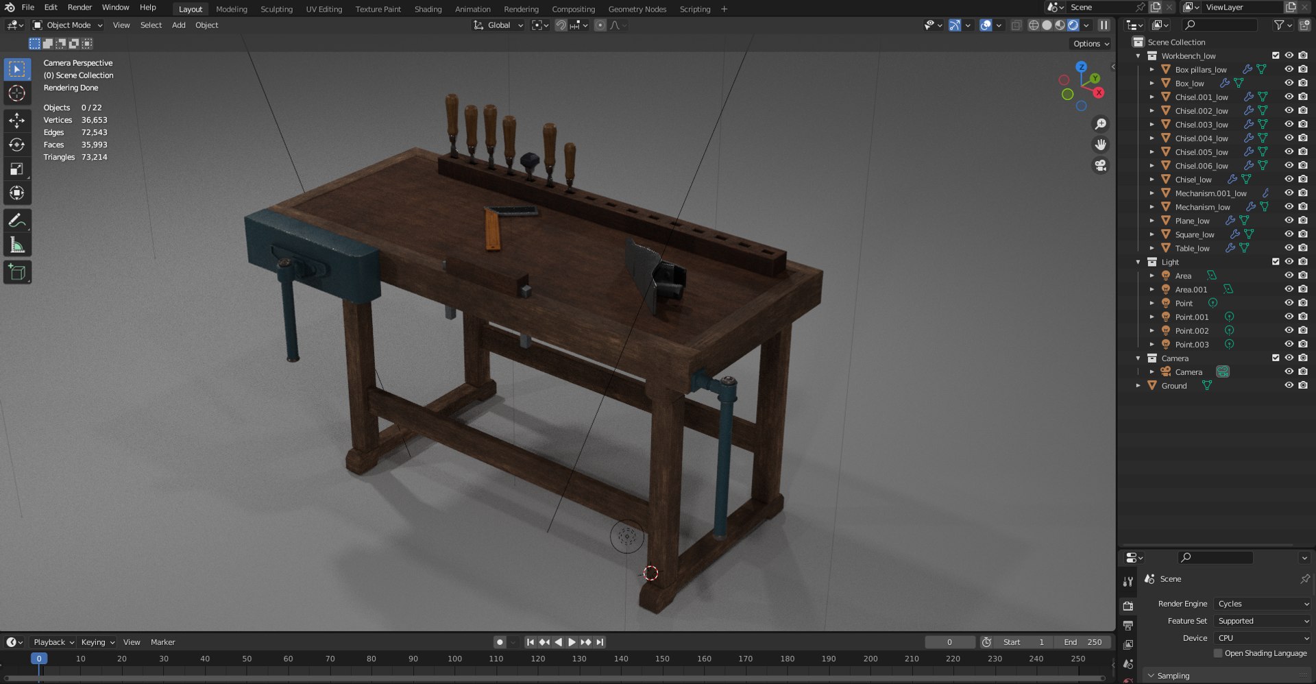 Workbench 3D - TurboSquid 1891895