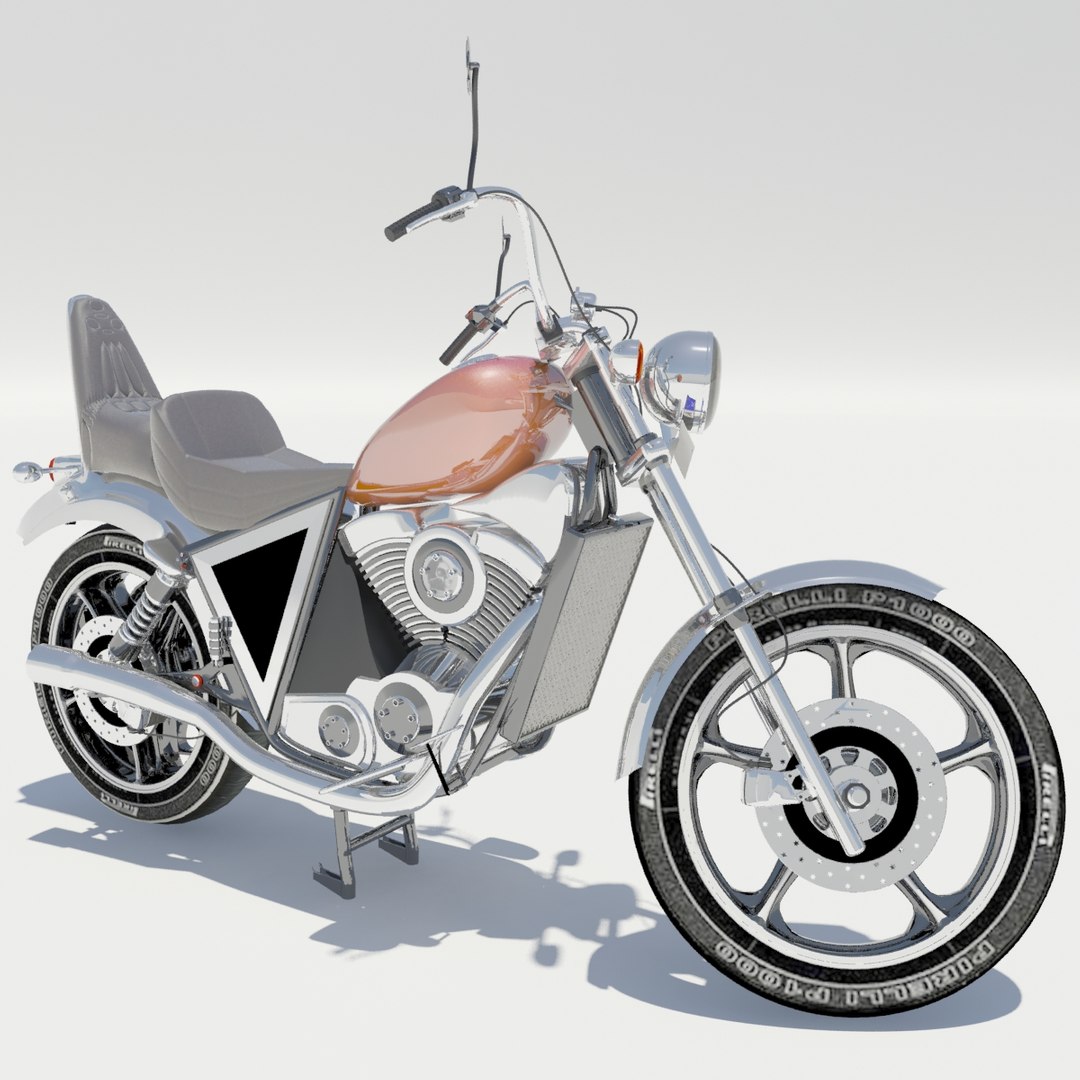 3d Custom Motorcycle Model