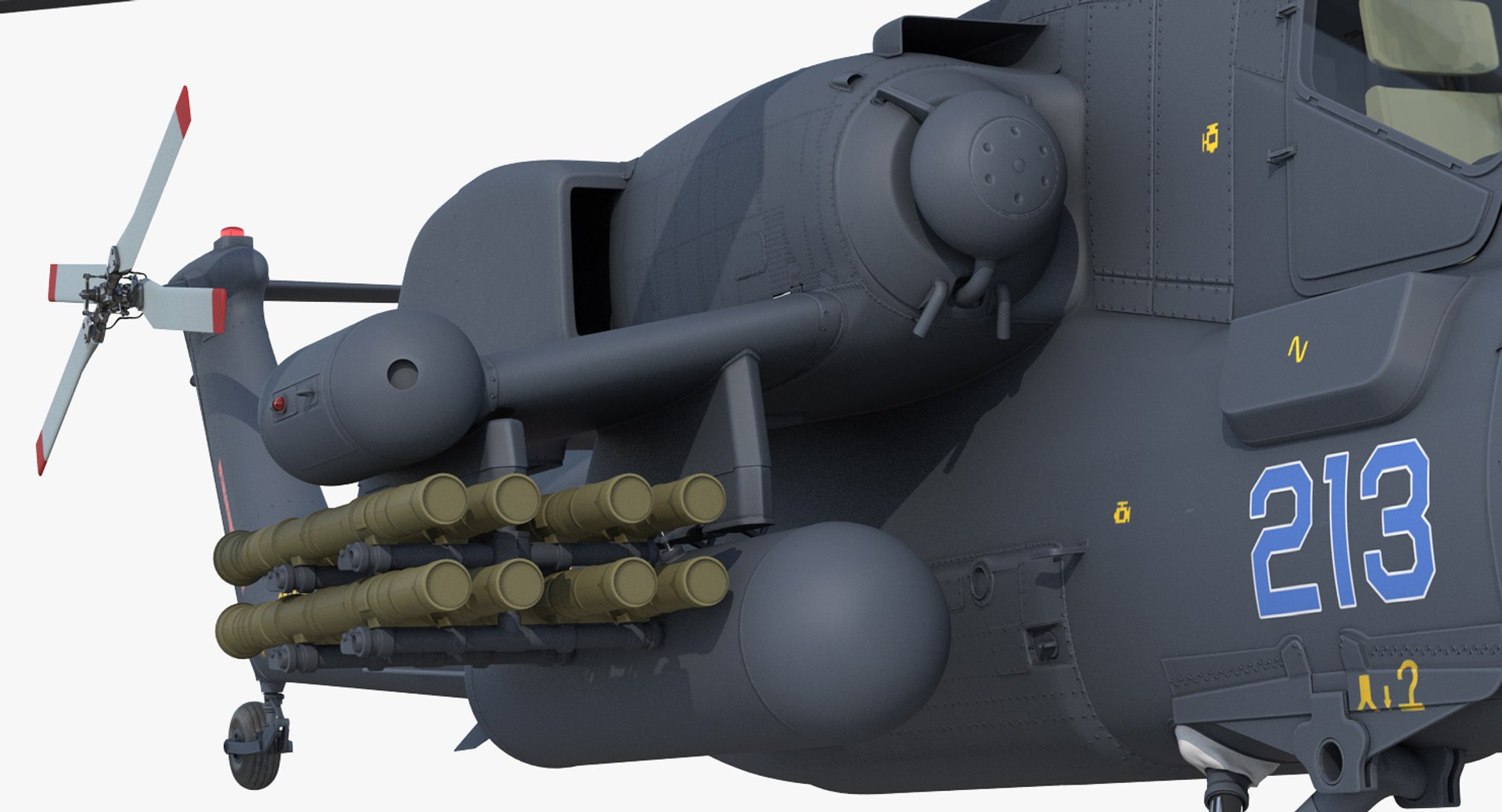 3D model attack helicopter mi 28h - TurboSquid 1187378
