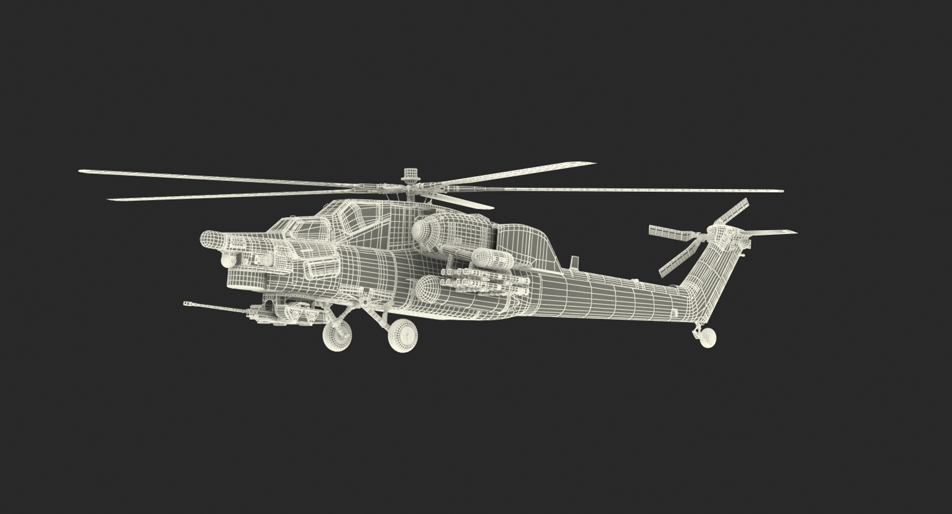 3D Model Attack Helicopter Mi 28h - TurboSquid 1187378