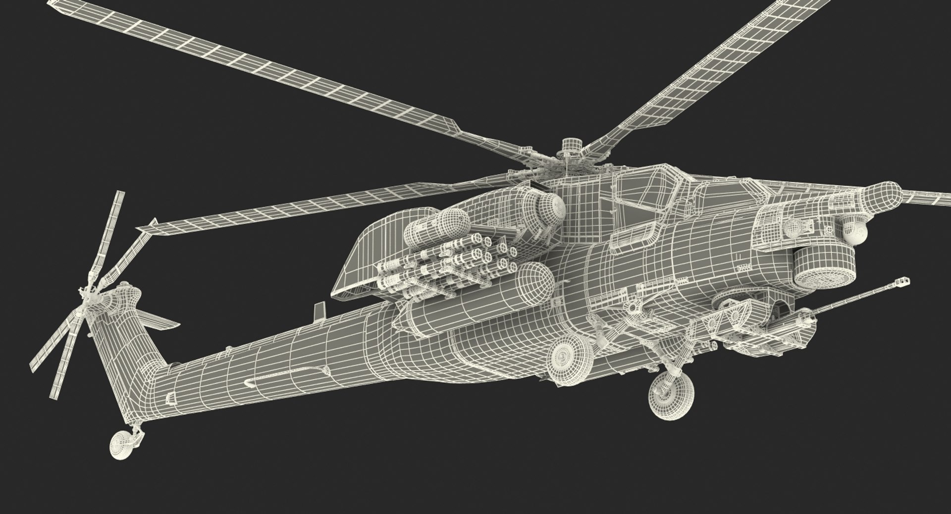 3D Model Attack Helicopter Mi 28h - TurboSquid 1187378