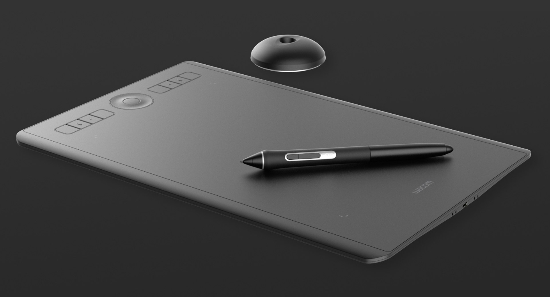 3D Graphics Tablets Wacom Model - TurboSquid 1427333