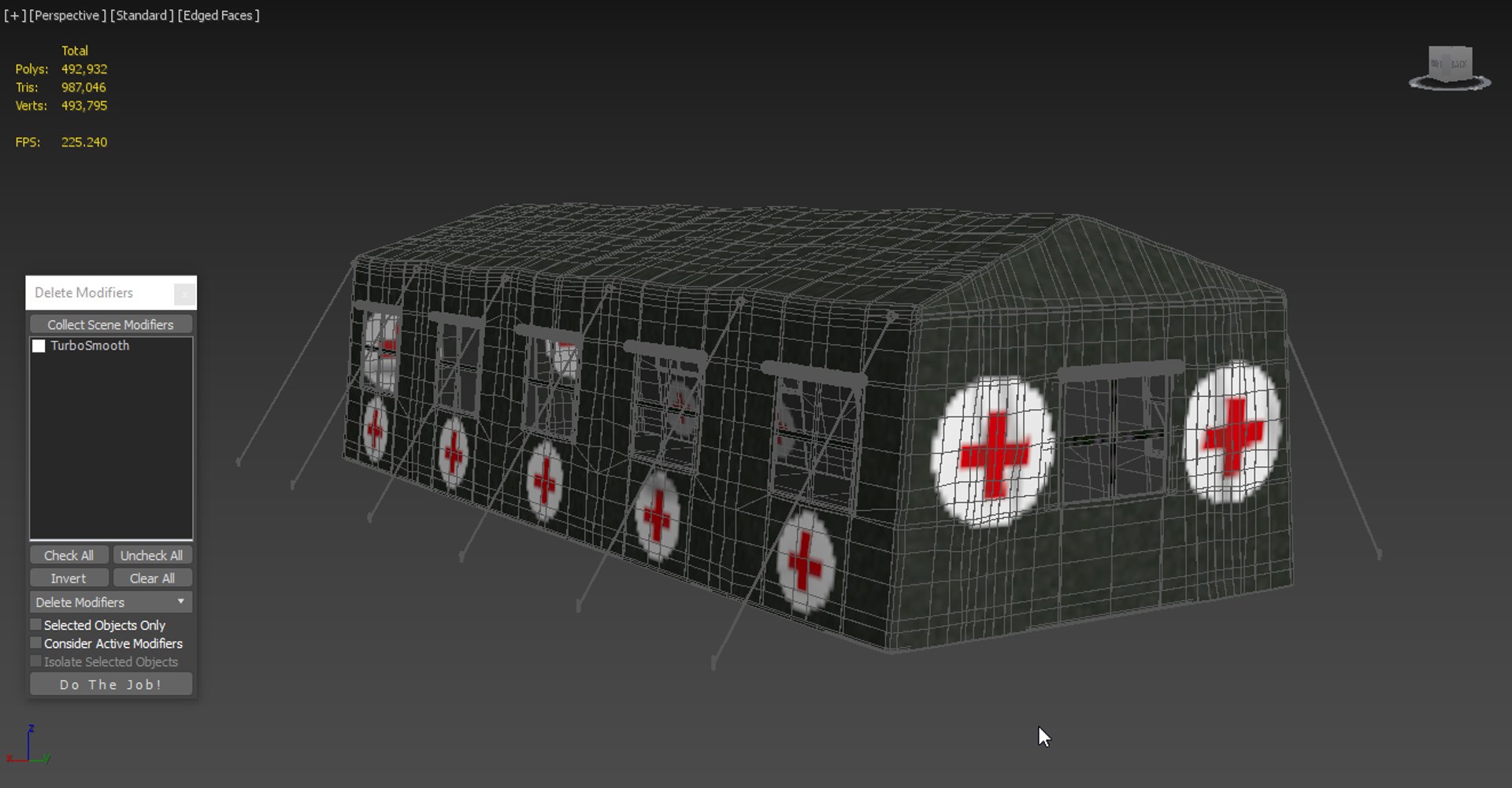 3D Model Military Medical Tent - TurboSquid 2150476