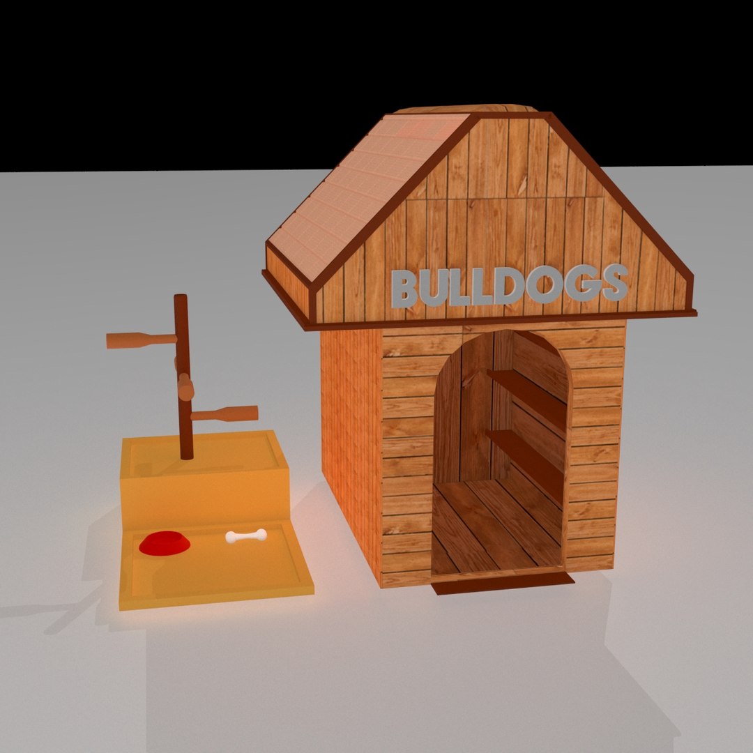 3D Dog House Model - TurboSquid 1450742