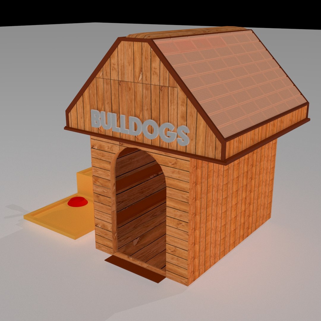 3D Dog House Model - TurboSquid 1450742