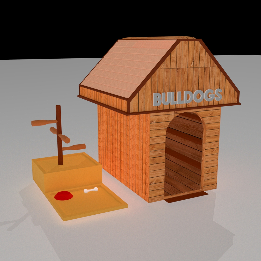 3D Dog House Model - TurboSquid 1450742