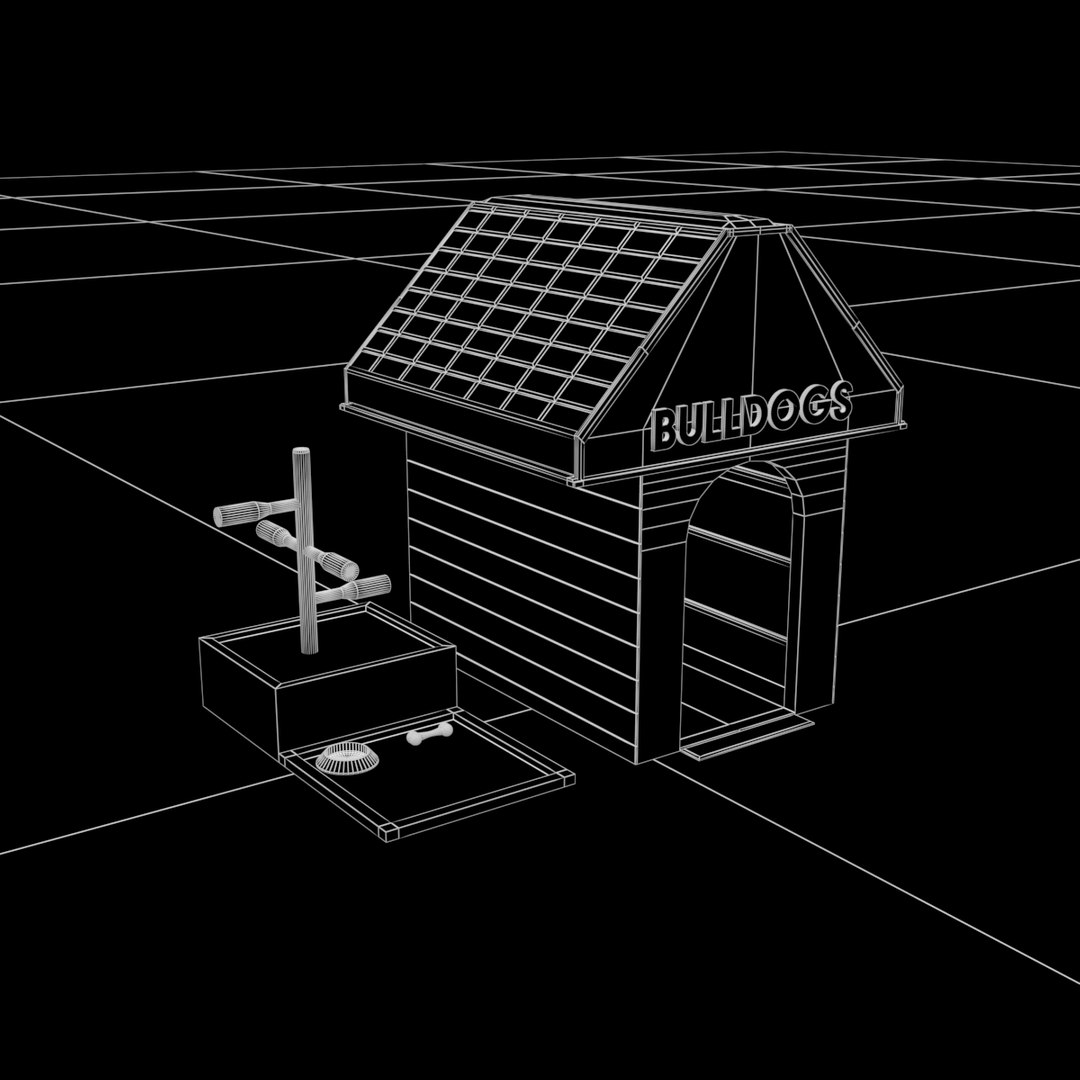 3D Dog House Model - TurboSquid 1450742