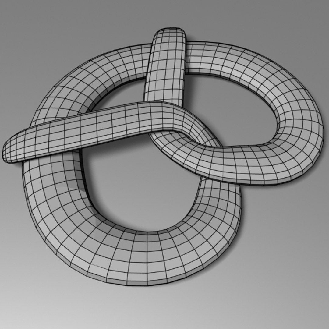 Pretzel 3d Model