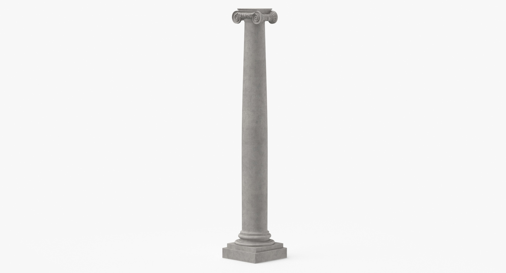 3D Model Roman Ionian Column - TurboSquid 2246007