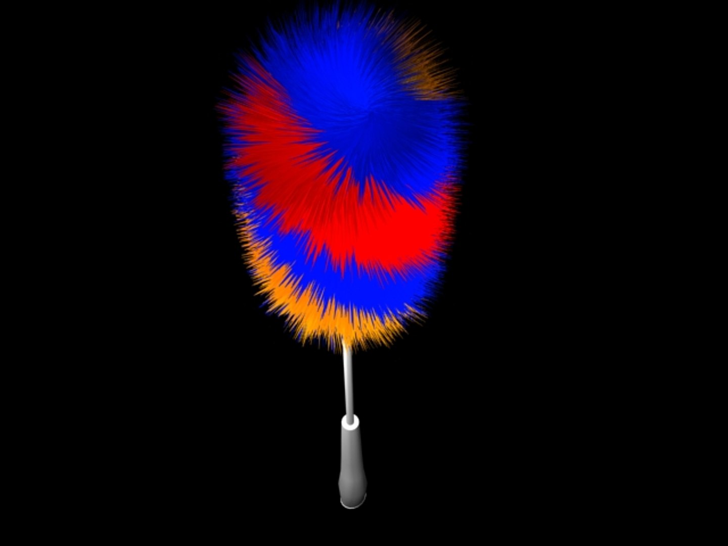 3d model dusting brush