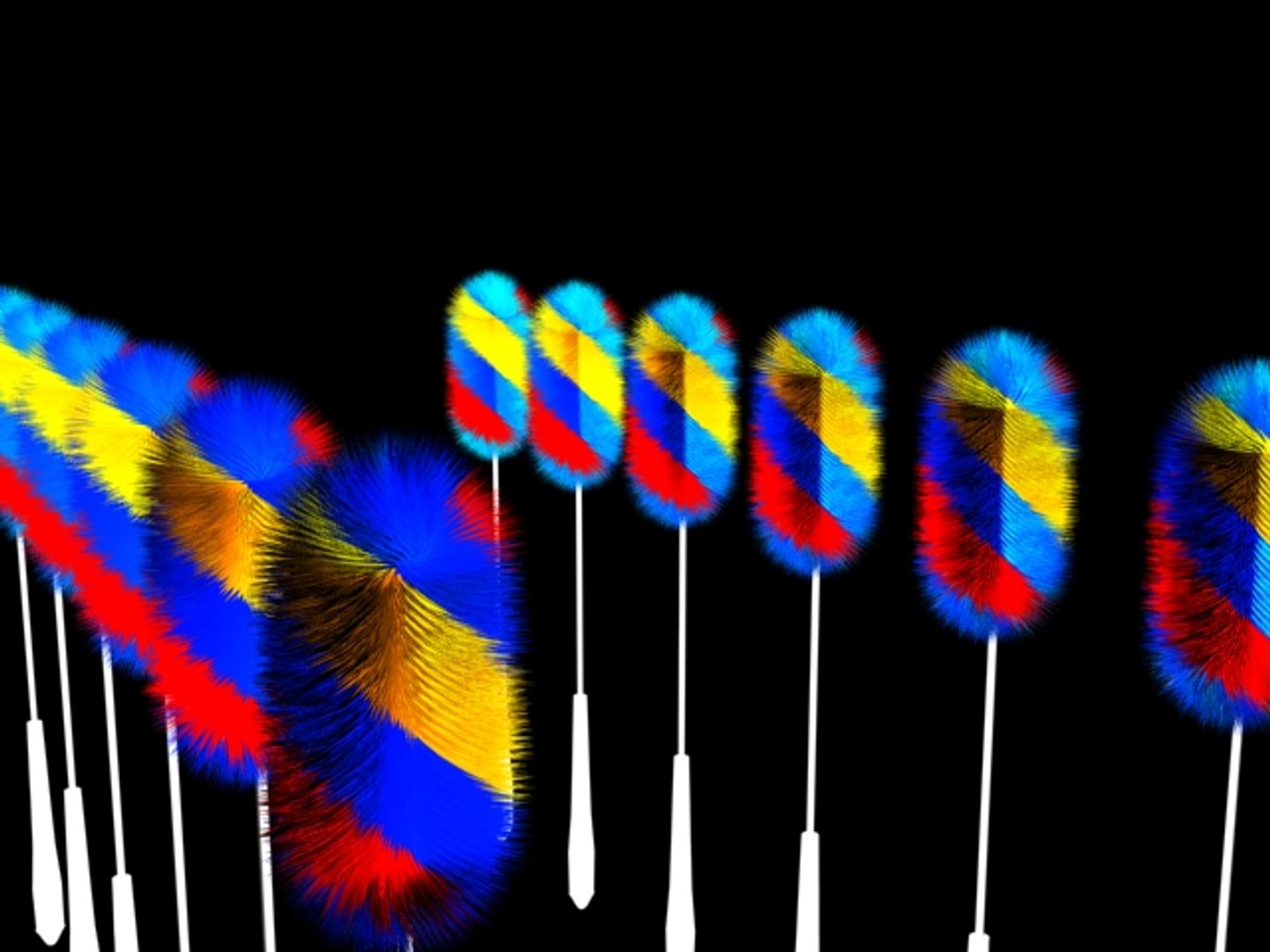 3d model dusting brush