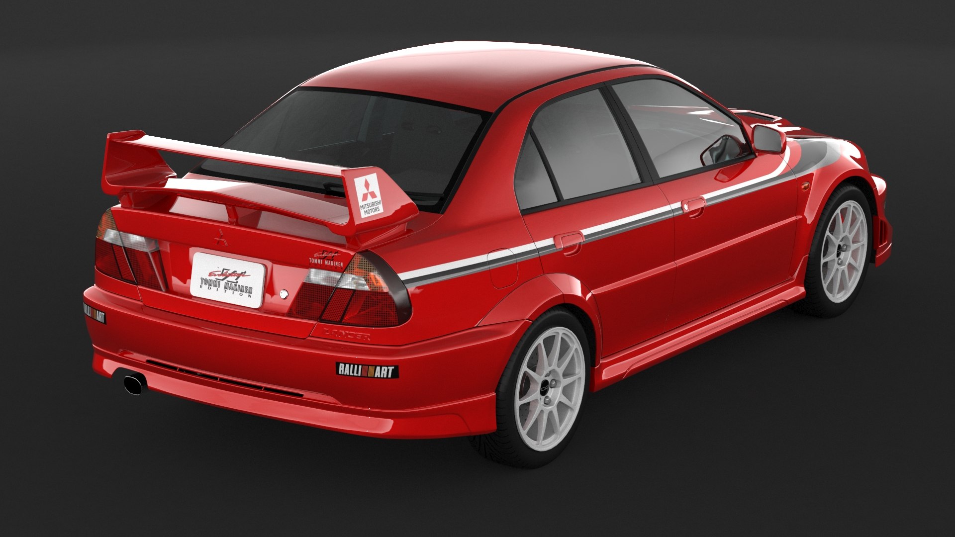 3D Mitsubishi Evolution Evo - TurboSquid 1252368