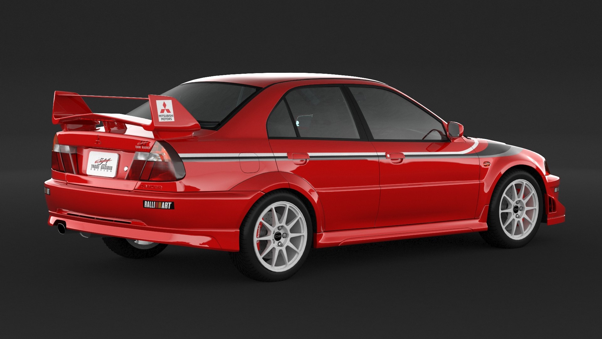 3D Mitsubishi Evolution Evo - TurboSquid 1252368