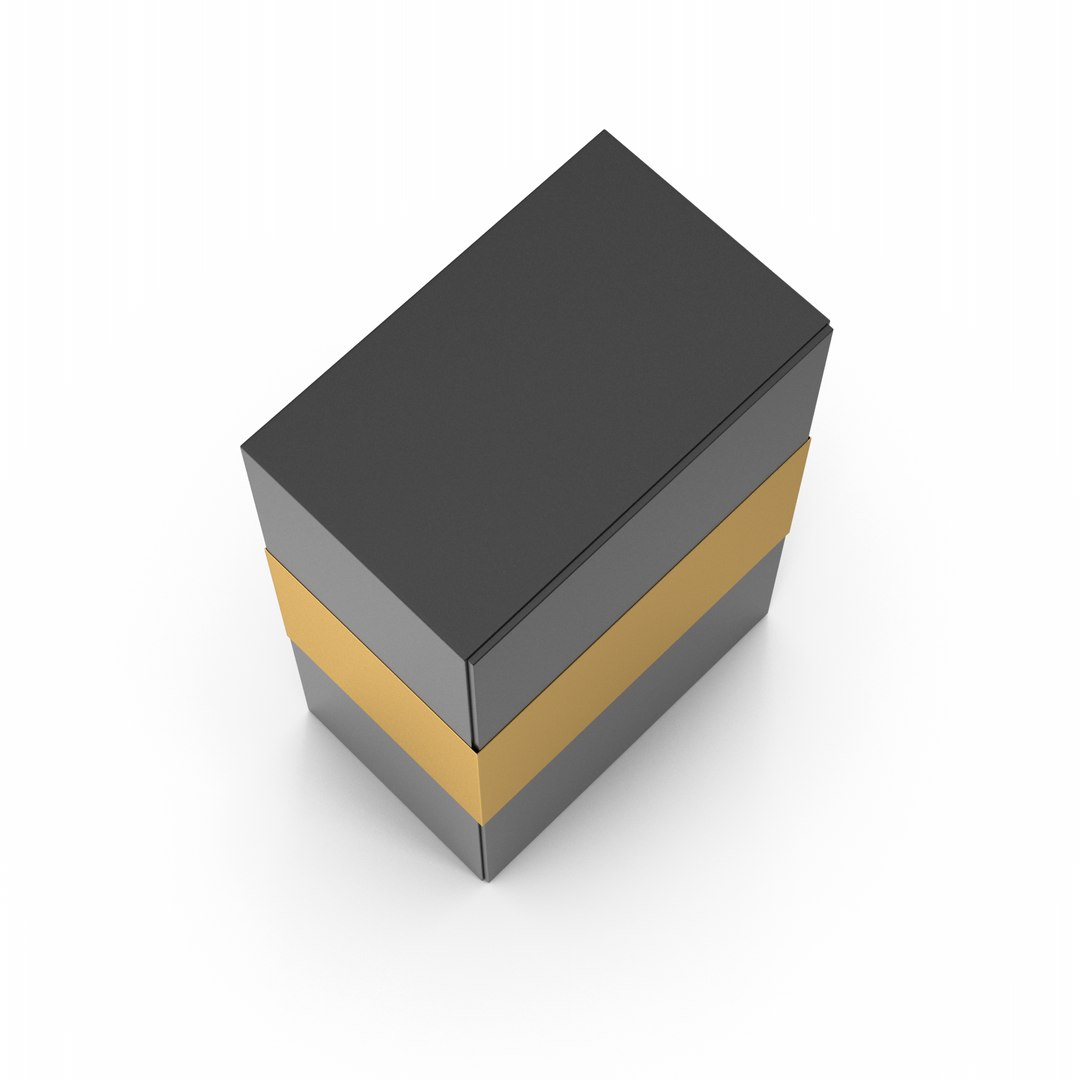 Black Package Box 3D - TurboSquid 2343054
