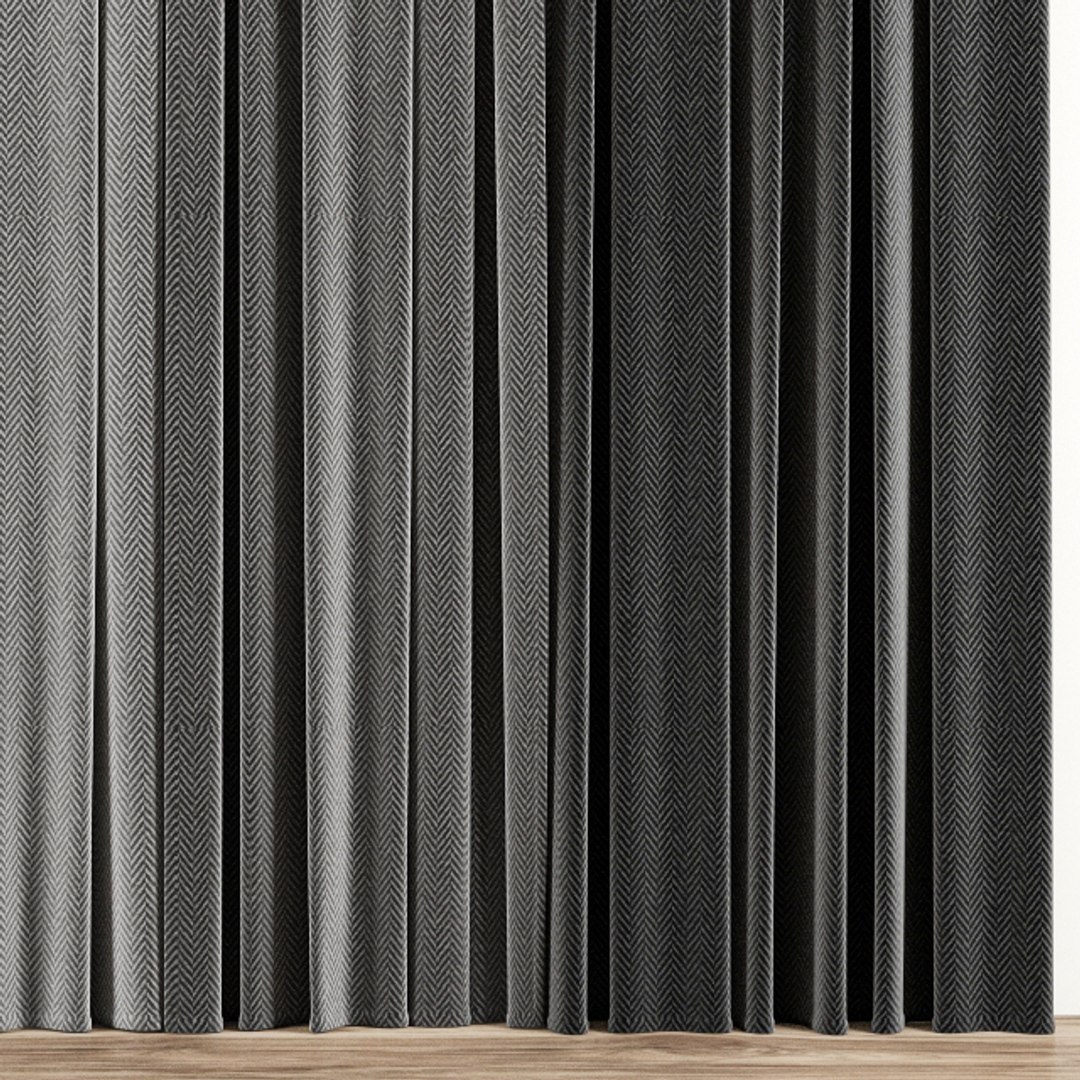 Contemporary Curtain Model - TurboSquid 1436002