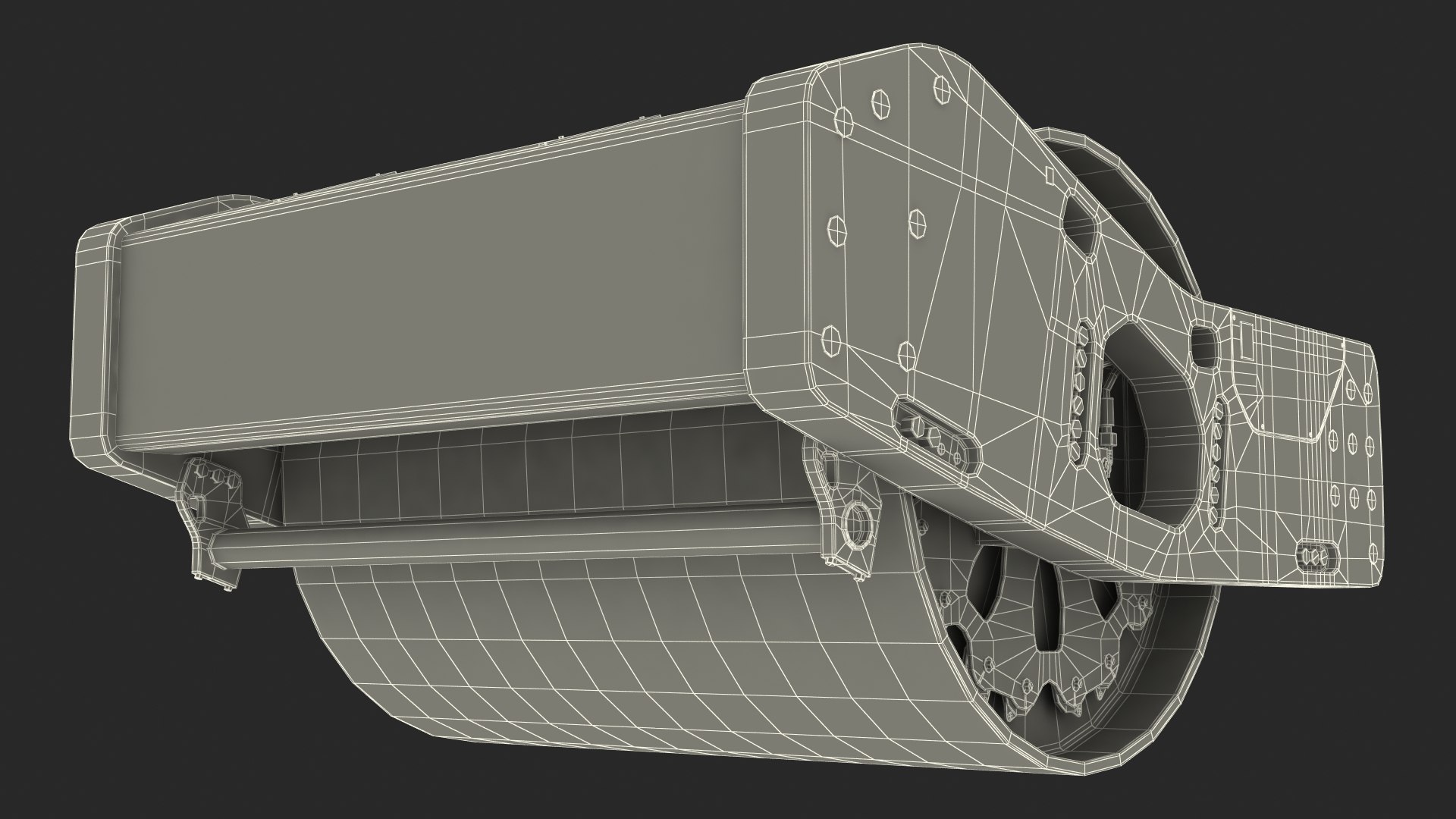 Single Drum Compactor 3D Model - TurboSquid 1777950