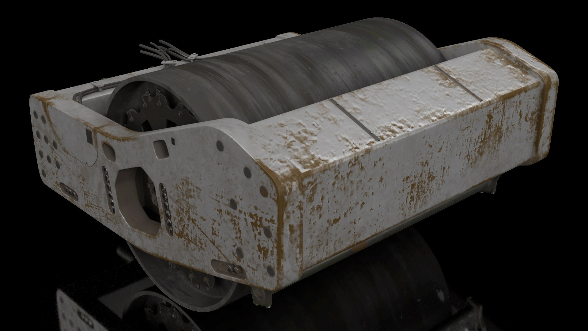 Single Drum Compactor 3D Model - TurboSquid 1777950