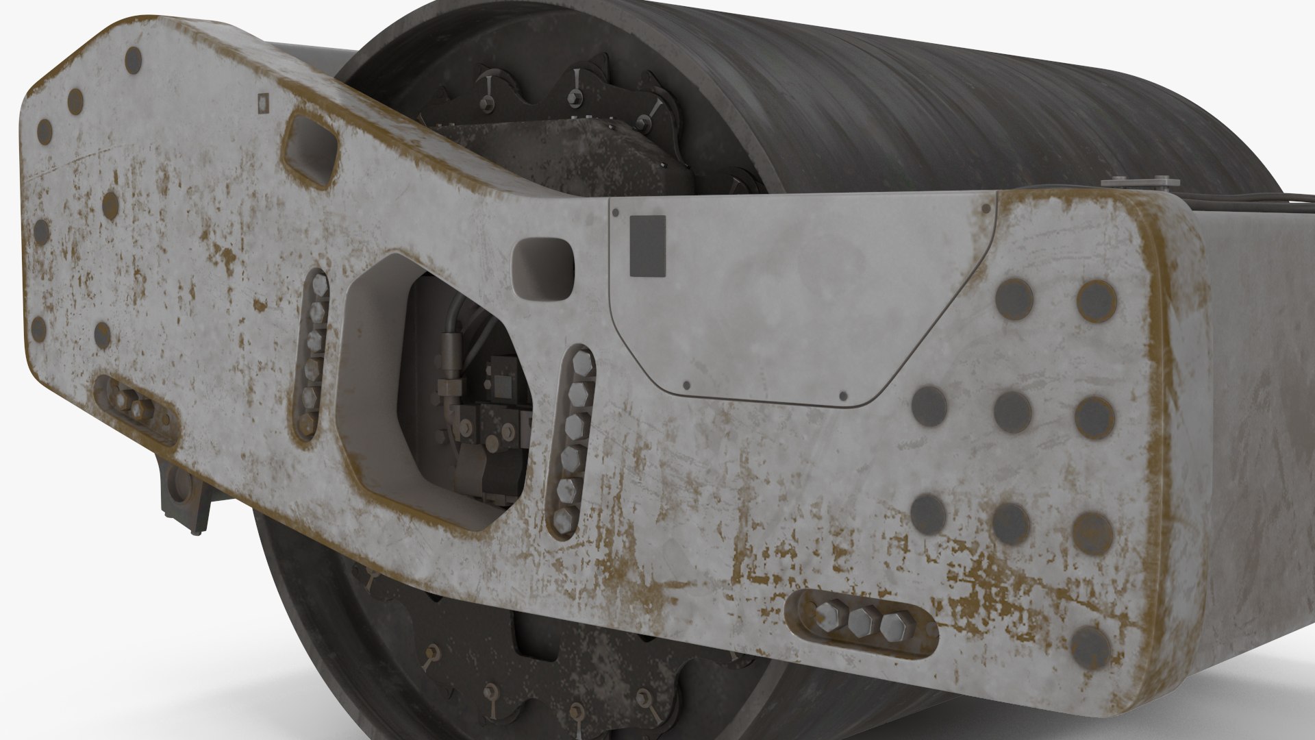 Single Drum Compactor 3D Model - TurboSquid 1777950