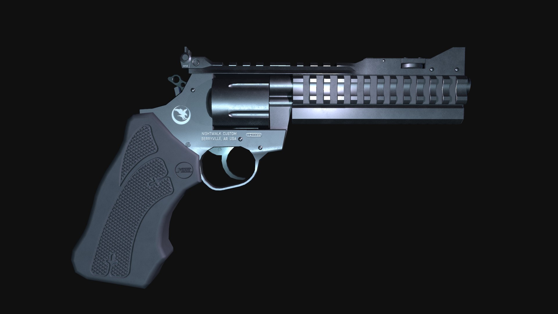 3D 357 magnum weapon model - TurboSquid 1413581