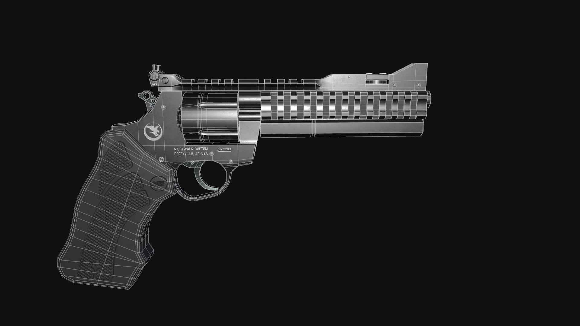 3D 357 magnum weapon model - TurboSquid 1413581