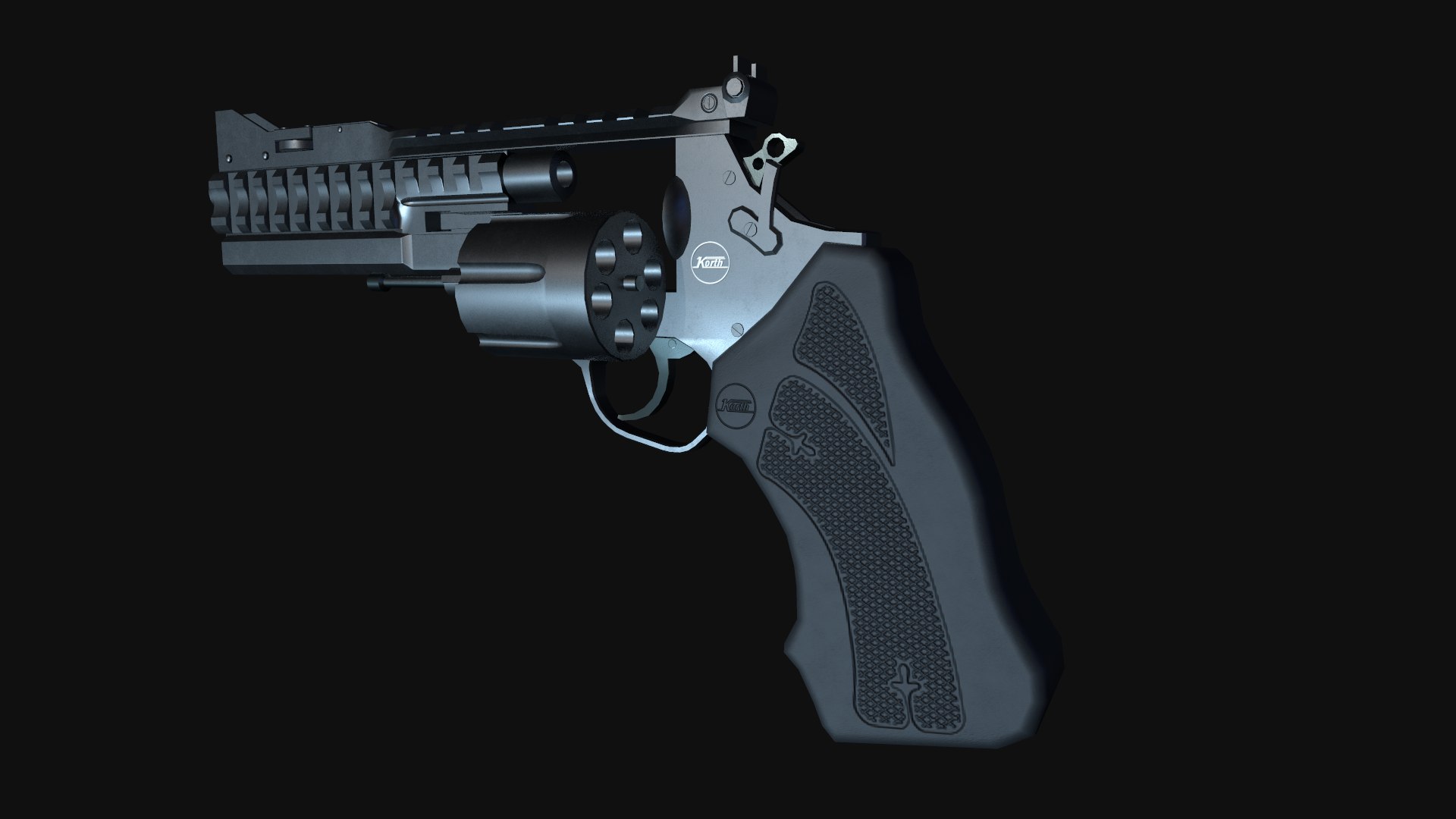 3D 357 magnum weapon model - TurboSquid 1413581