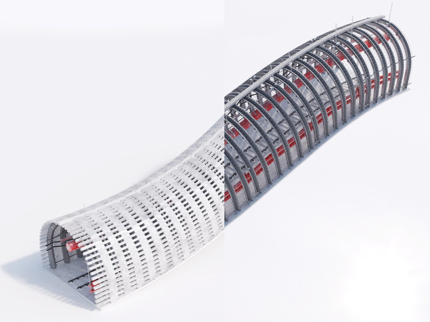 Modular Vertical Horizontal Tunnels Max
