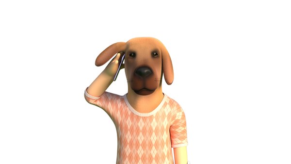 Sandy Dog Model 3D model - TurboSquid 2045902