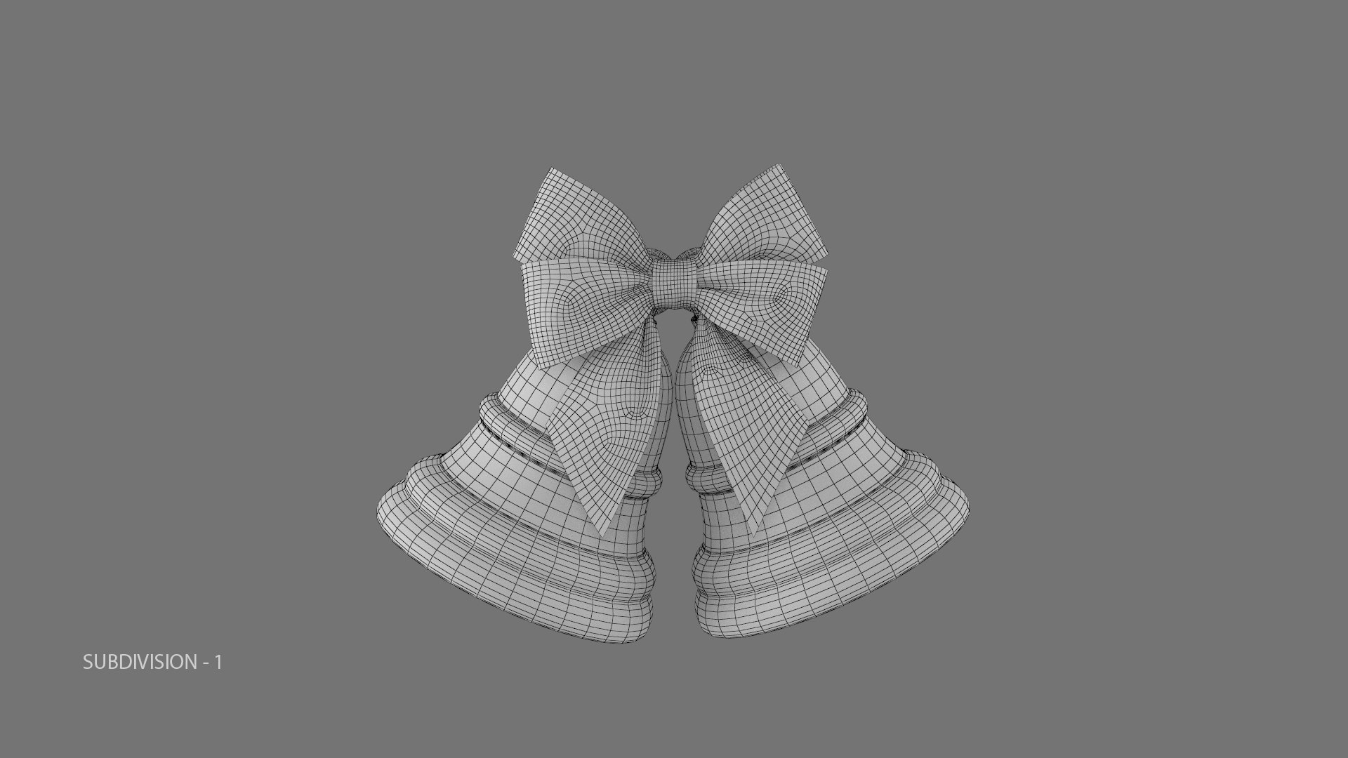 3D Christmas Bell 02 - TurboSquid 1640887