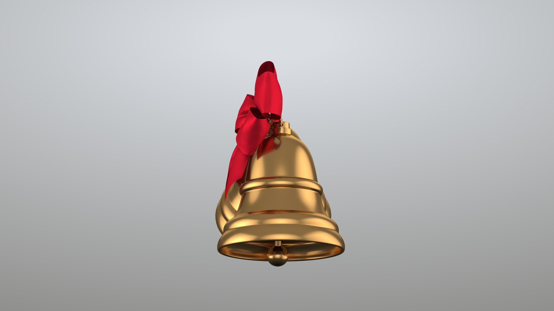 3D Christmas Bell 02 - TurboSquid 1640887
