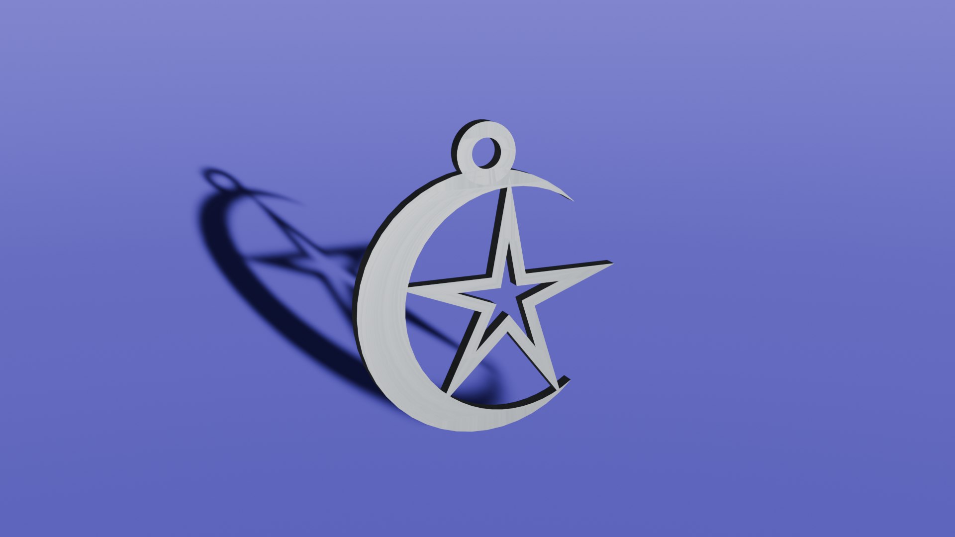 Crescent Pendant Model - TurboSquid 2206240