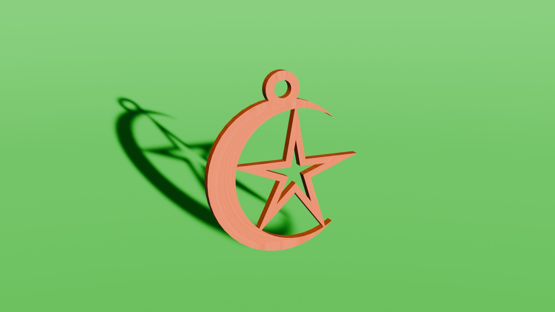 Crescent Pendant Model - TurboSquid 2206240