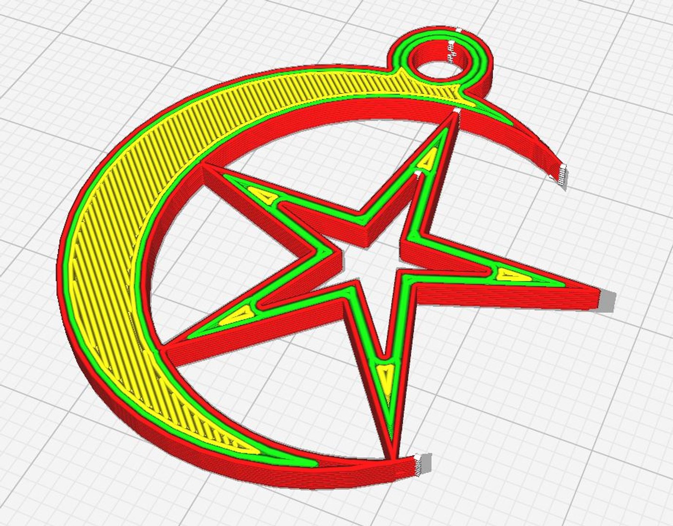 Crescent Pendant Model - TurboSquid 2206240