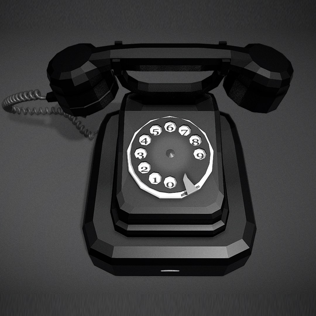 3D Phone Classic Old - TurboSquid 1492891