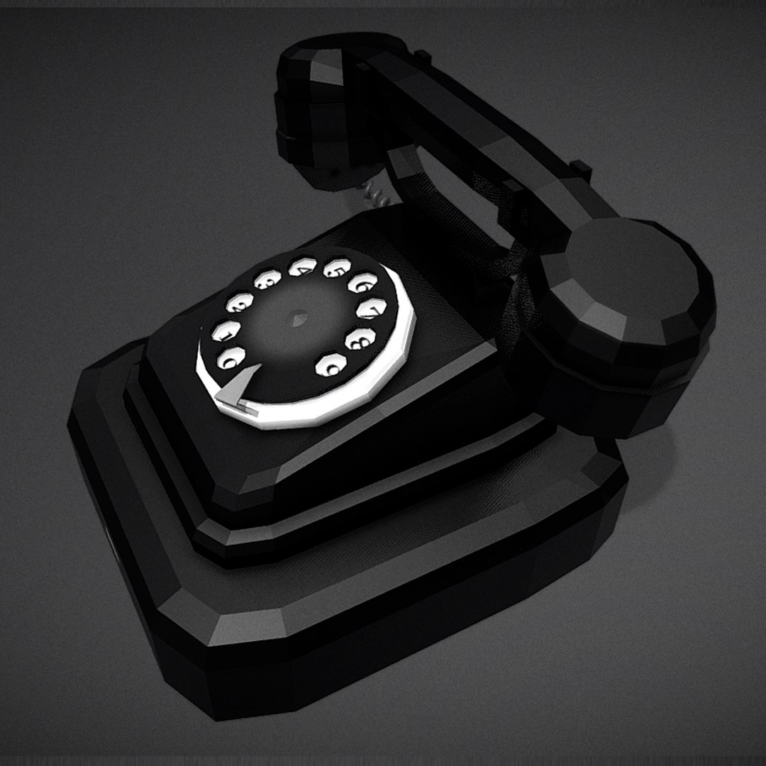 3D Phone Classic Old - TurboSquid 1492891