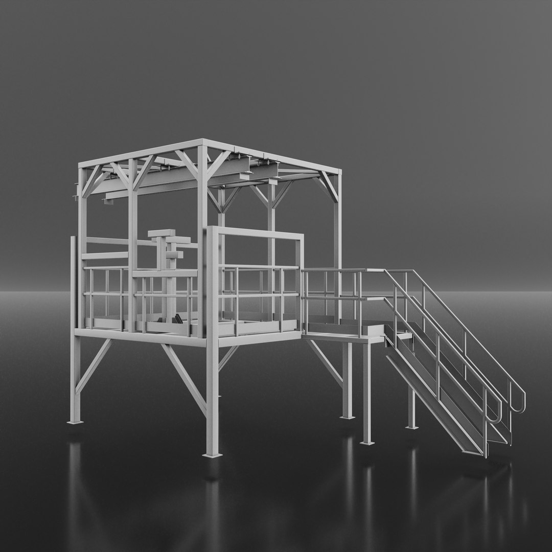 3D Metal Structures Model - TurboSquid 2238722