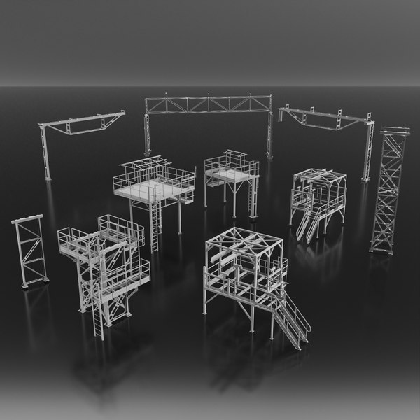 Rolling Industrial Platform 3D Models for Download | TurboSquid