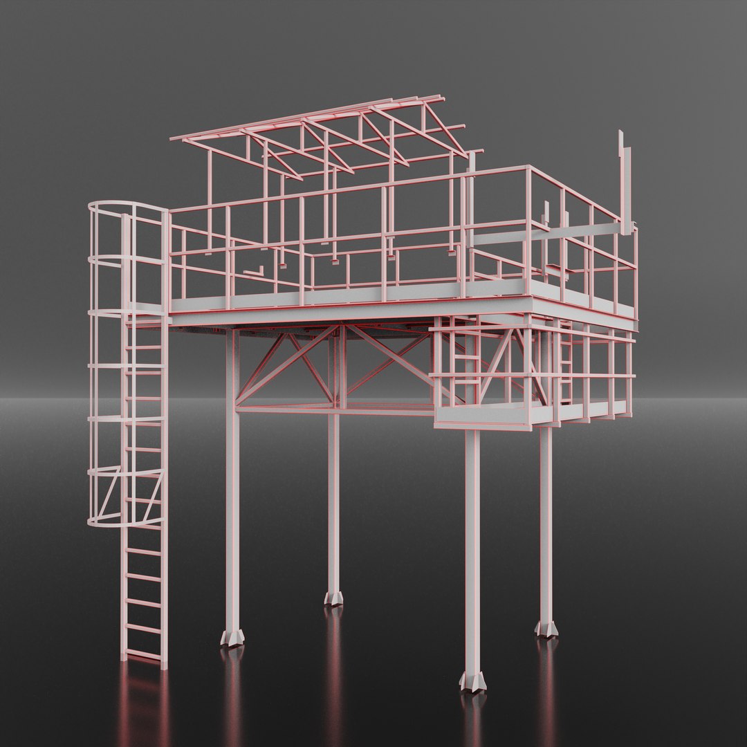 3D Metal Structures Model - TurboSquid 2238722