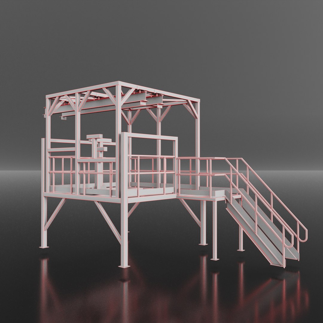 3D Metal Structures Model - TurboSquid 2238722