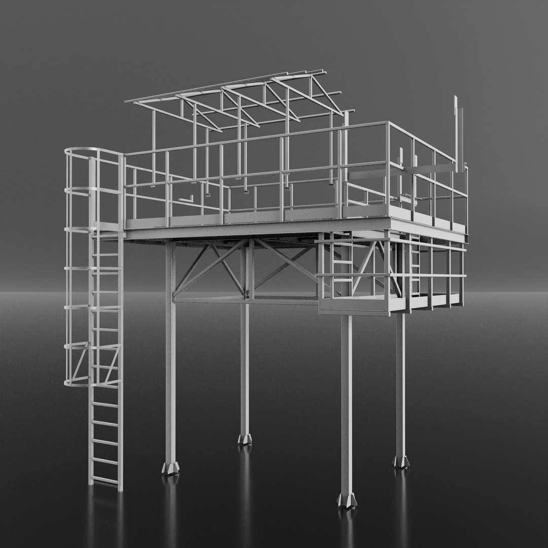 3d Metal Structures Model Turbosquid 2238722